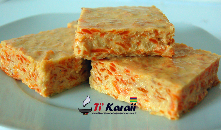 Recette de cuisine mauricienne Barfi Carotte